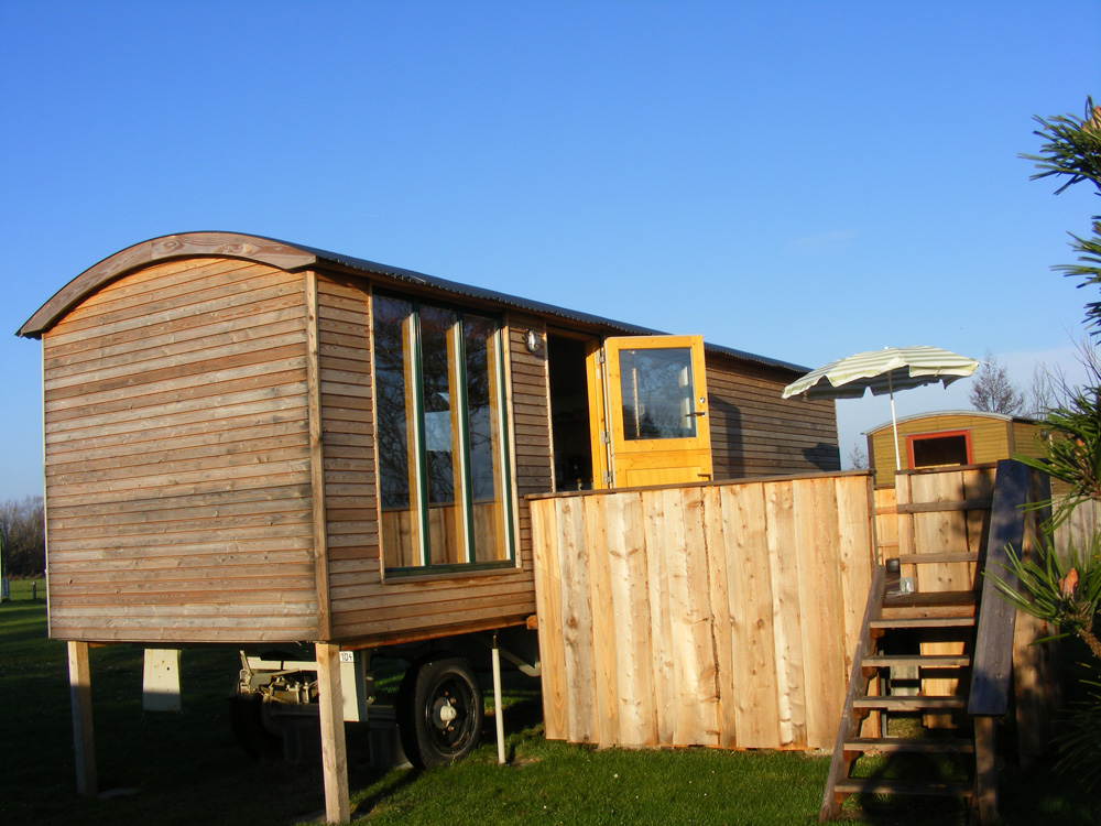 Campingplatz Flüggerteich Fehmarn Bauwagen - Campingplatz Flüggerteich